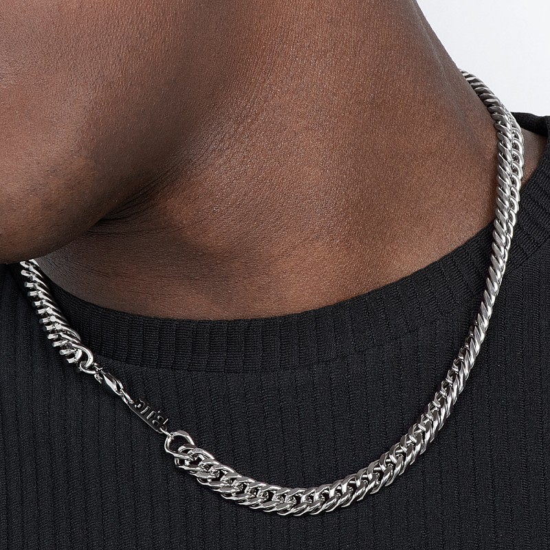AVATAR BASE 9MM Silver Neck Chain Stainless Steel 316L