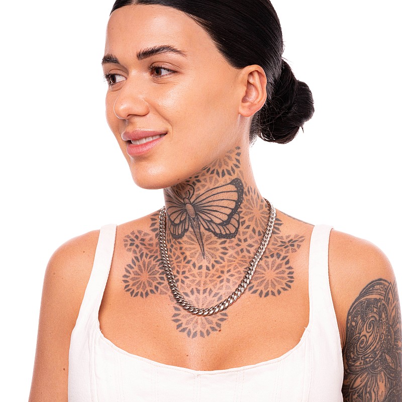 BTG MIAMI 8MM Silver Neck Chain Stainless Steel 316L